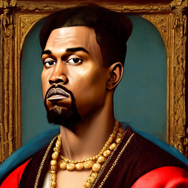 Renaissance Portrait of Kayne West
