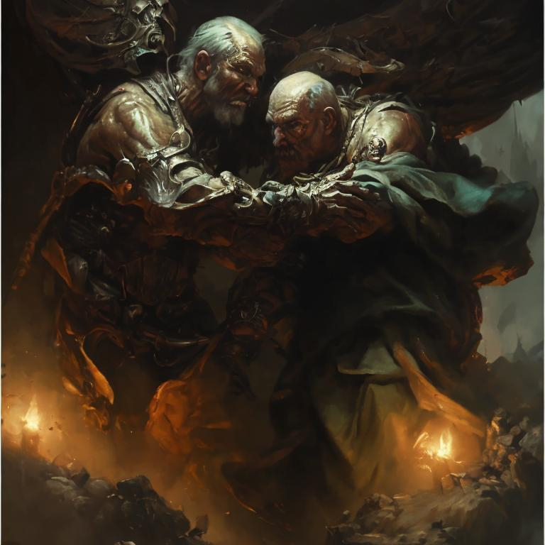 Upscale, high rez, art station, epic, detailed , old...