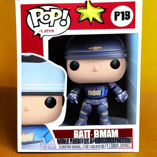 MC bat commander funko pop | OpenArt