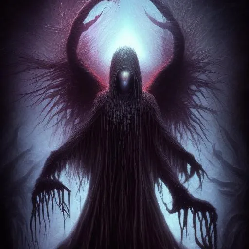 create an image of a ghastly shadow creature. it's b... | OpenArt