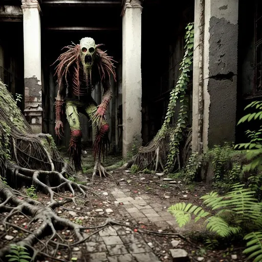 creature, eerie mutant, decaying, rotten skin, ragge... | OpenArt