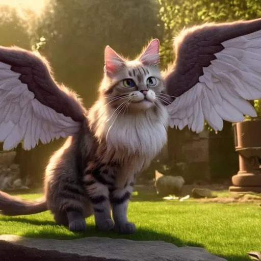 Cat with wings (from the movie chupa)