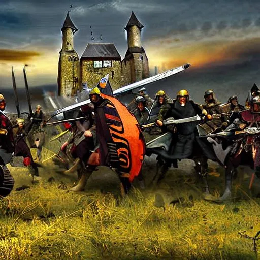 Attila and the Huns (best quality)), ((illustration)... | OpenArt