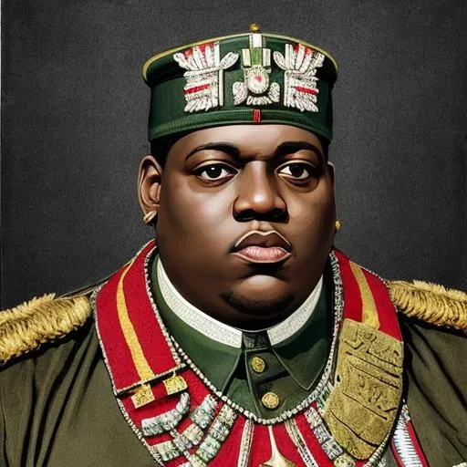 Portrait of Christopher Wallace aka B.I.G as a germa... | OpenArt