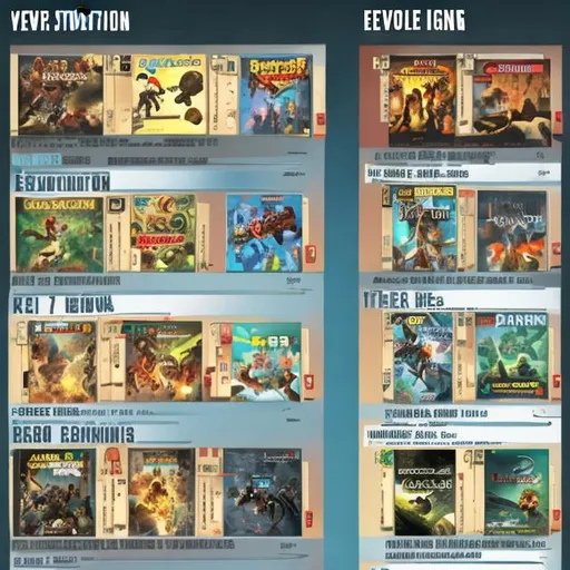 Evolution of video game