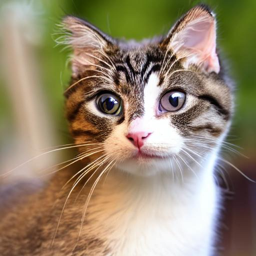 cute cat head in front of the camera | OpenArt