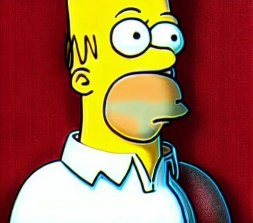 Homer Simpson, natural light, soft light, HDR, 4K, p... | OpenArt