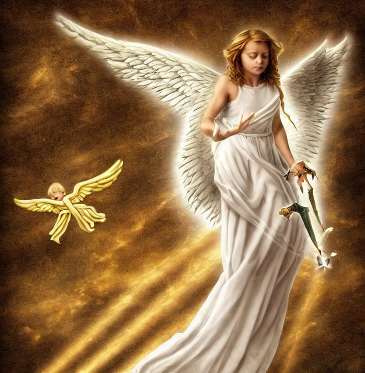 Mighty and powerful angel | OpenArt