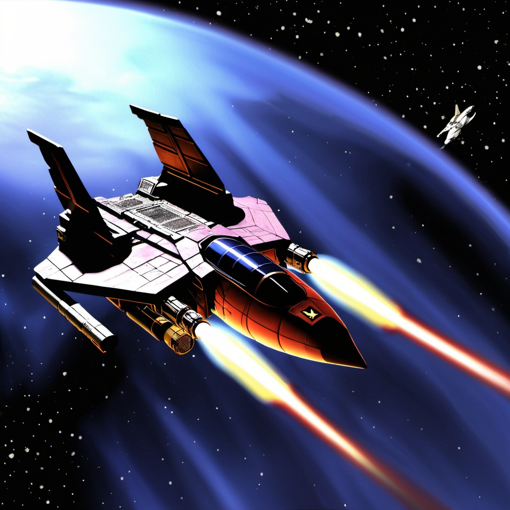 Wing commander Excalibur fliey thru drahltis