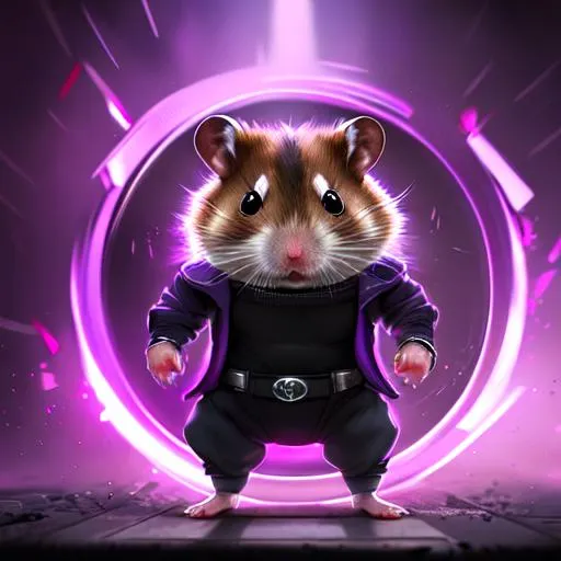 A hamster wearing army uniform with bazooka | OpenArt