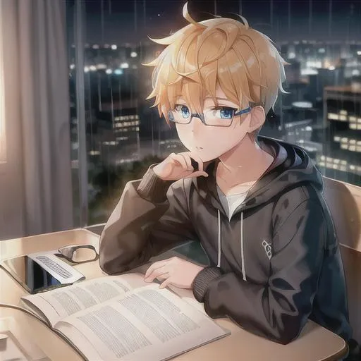 Anime Boy With Buzz Cut