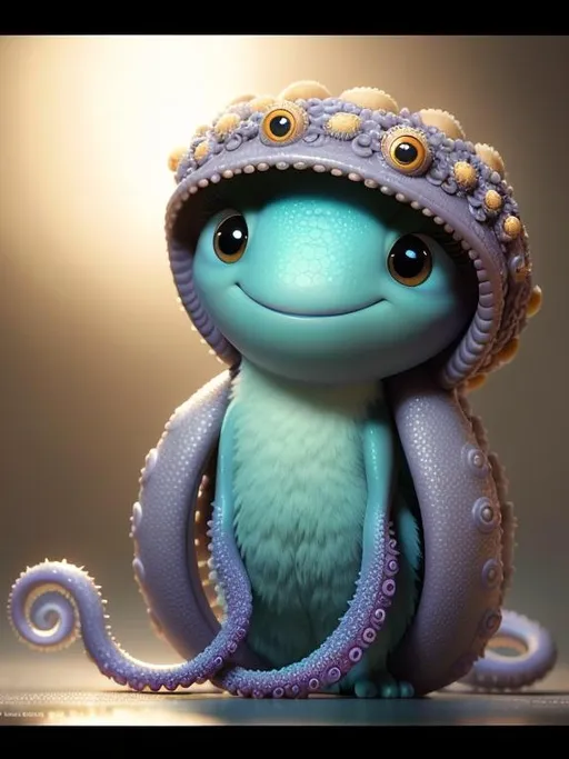 Disney Pixar, exquisite new character, cute tentacle...
