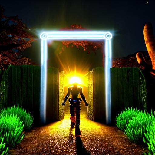 Portal to other dimensions with creatures, horror, h... | OpenArt