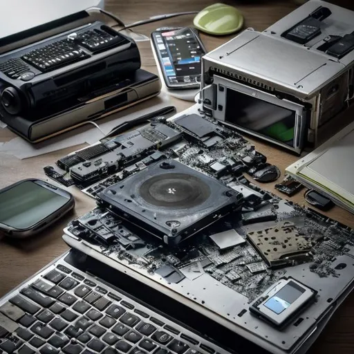 Old and new technology colliding.