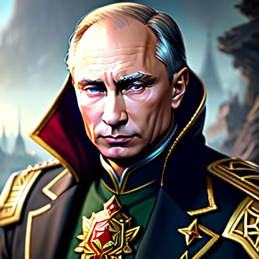 Vladimir Putin, league of legends, intricate, highly... | OpenArt
