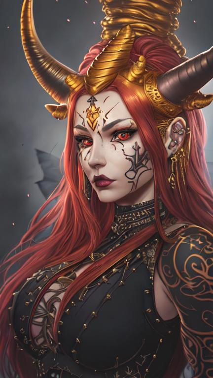 full body portrait of a female elvan war goddess wit... | OpenArt