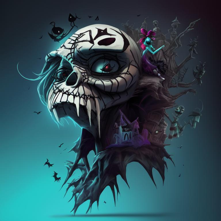 disney nightmare, ALICE IN WONDERLAD NIGHTMARE, NIGH... | OpenArt