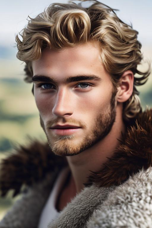 Long Shot Photo Of A Ruggedly Handsome 20 Year Old W Openart