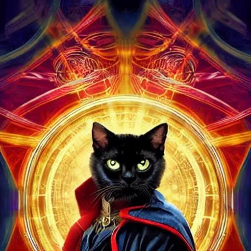 Doctor strange as a cat