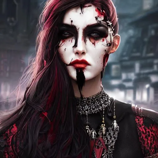 Hela from Helheim, half-decayed, half-alive, face is... | OpenArt