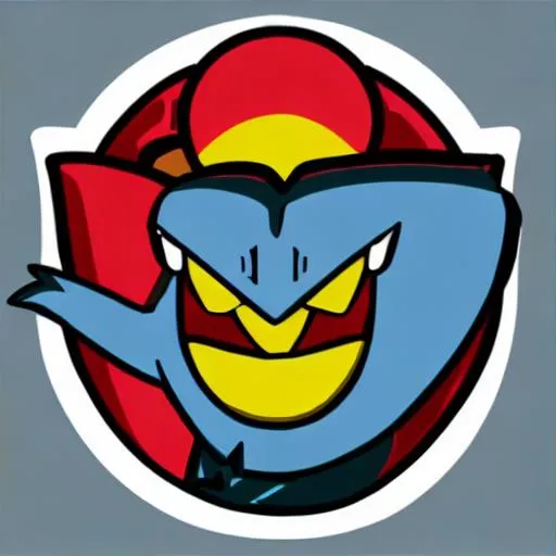 A team logo based on the Pokémon Machamp and Garchom... | OpenArt