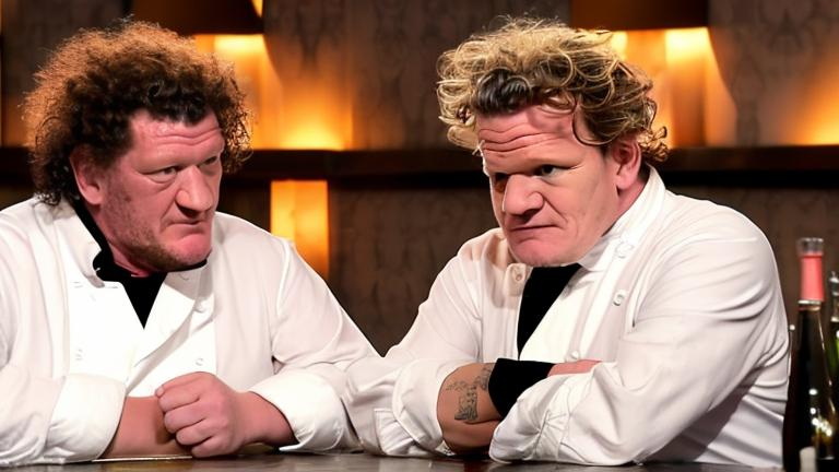 Marco Pierre White bullying Gordon Ramsay live on th...