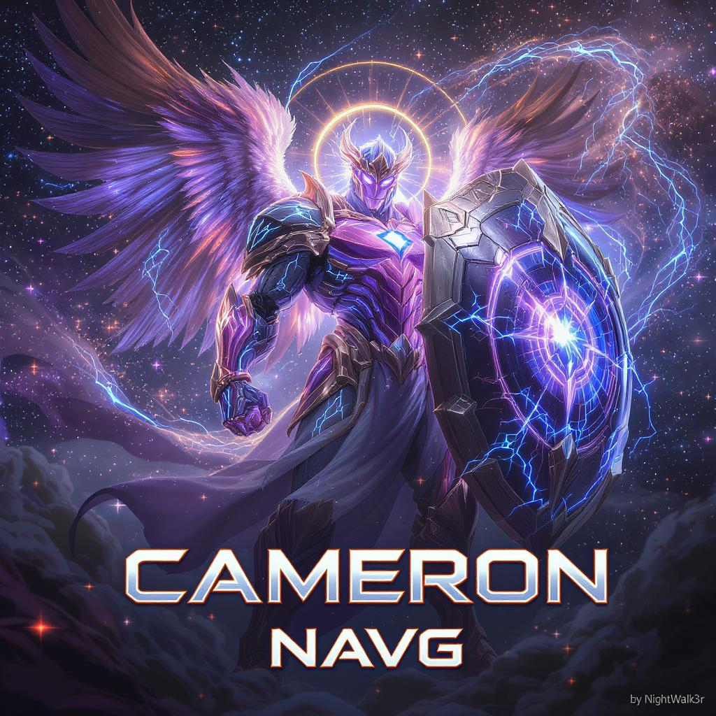 A personalized cosmic-themed Mecha Fire avatar/banne...