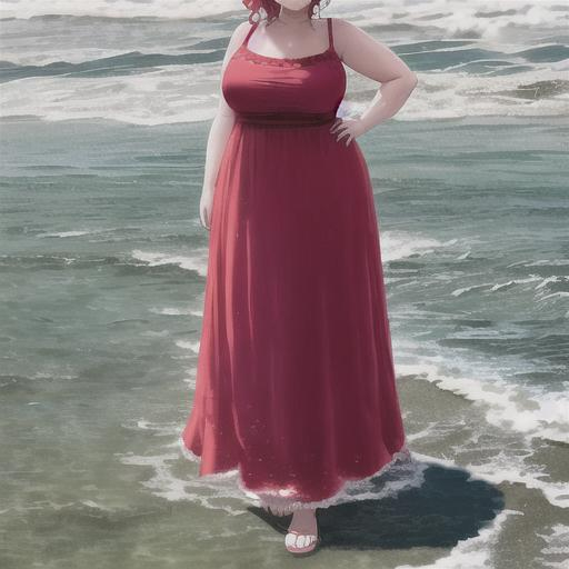 kawaii, hot, cute girl, beautiful, plussed sized , h... | OpenArt