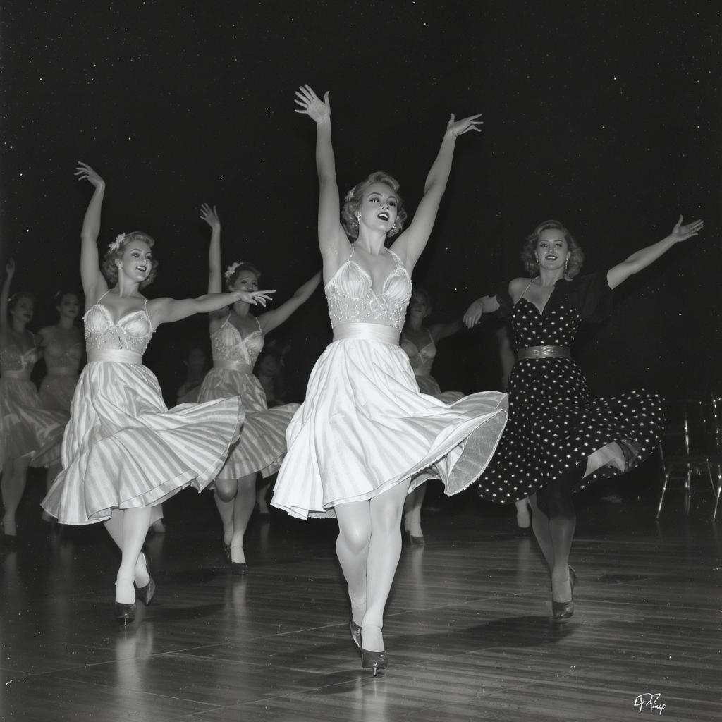 a 1940's tap dancers