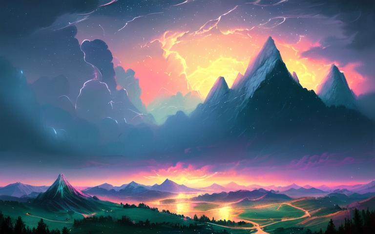 aesthetic, pastel, beautiful, painting, cute, soft,... | OpenArt