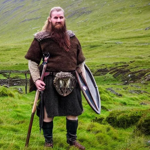 viking in scotland looking confused | OpenArt
