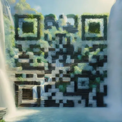 an epic makoto shinkai and renoir landscape with a w... | OpenArt