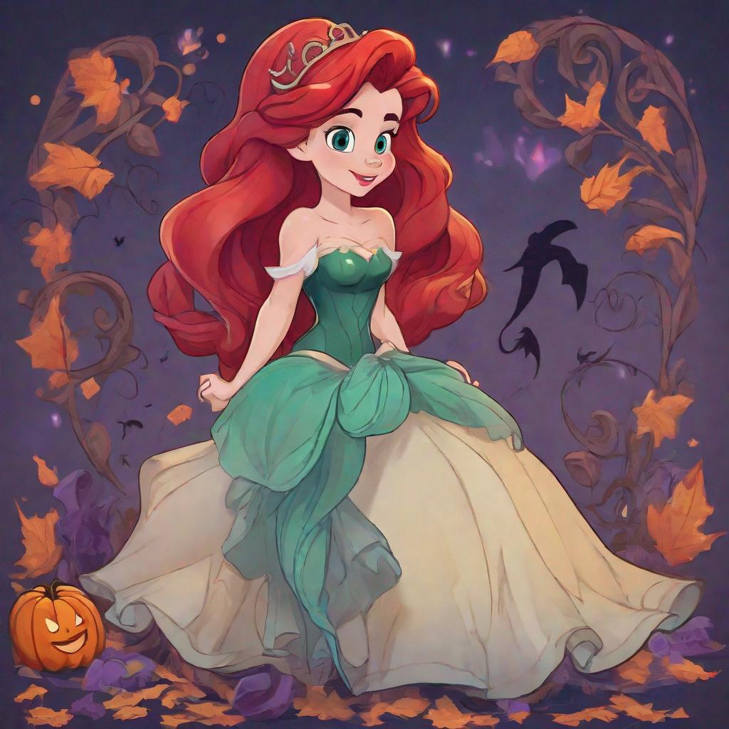 Vivid, detailed, Disney art style, full body, Ariel... | OpenArt