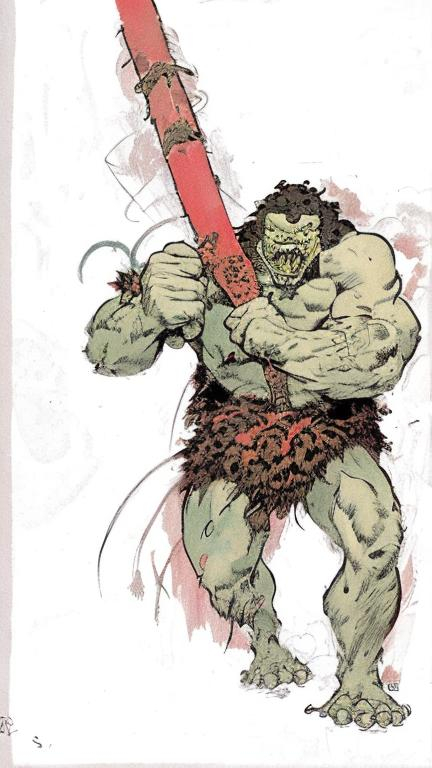 Green furry cyclops, one eye, the odyssey, strong, l... | OpenArt