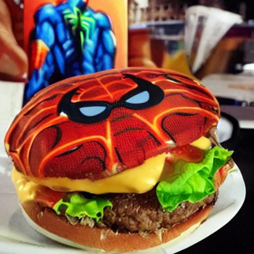 spider-man burger | OpenArt