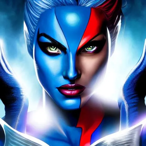 Mystique from the X-Men as a Male, Photorealistic, M... | OpenArt