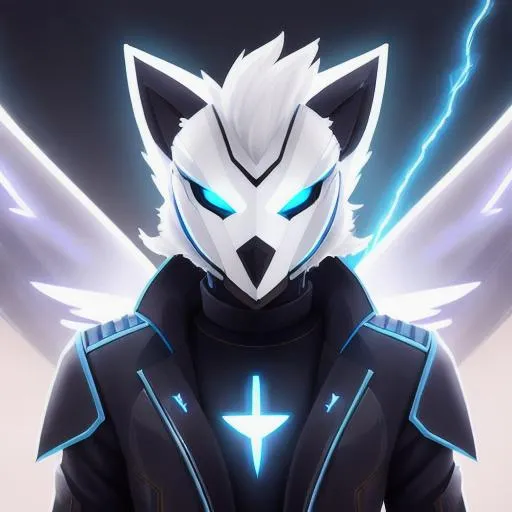 a male protogen fursona, well drawn, masterfully dra... | OpenArt