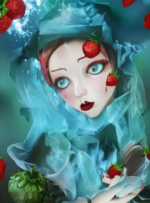 gothic strawberries blood