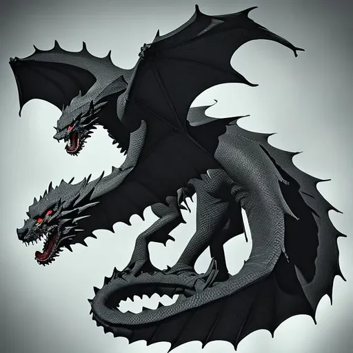 shadow dragon, digital art | OpenArt