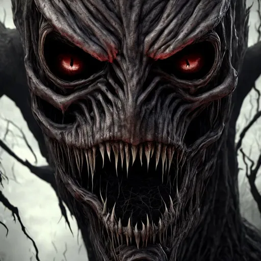 Slender, Creepy, and large, Terrifying, Monster, Bea... | OpenArt