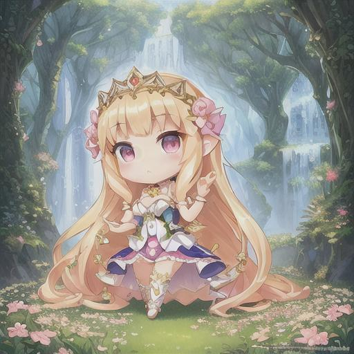 full body of spring princess,, fantasy, Artgerm, WLO...