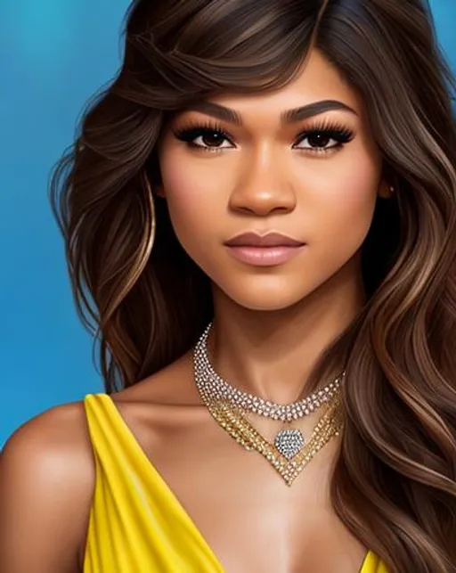 Zendaya, portrait, Hyper realistic | OpenArt