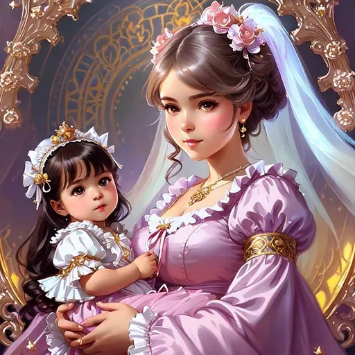 portrait of magical lolita girl, dreamy and ethereal... | OpenArt