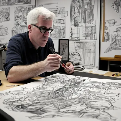 David Mcdonough is drawing