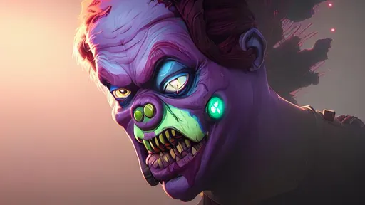 mutated tardigrade clown zombie with tentacles flyin... | OpenArt