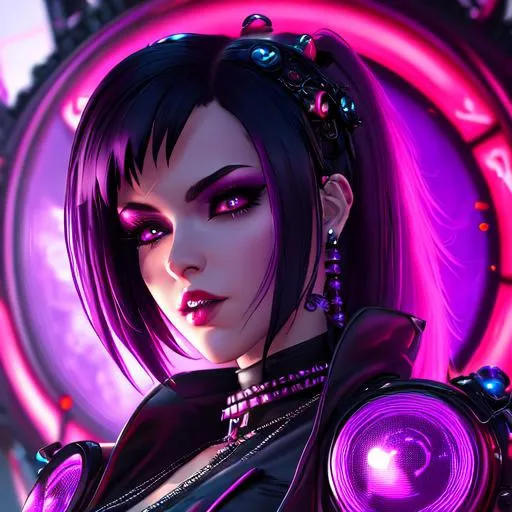 Cyberpunk art, eco-goth Hex Girls from Scooby Doo, o... | OpenArt