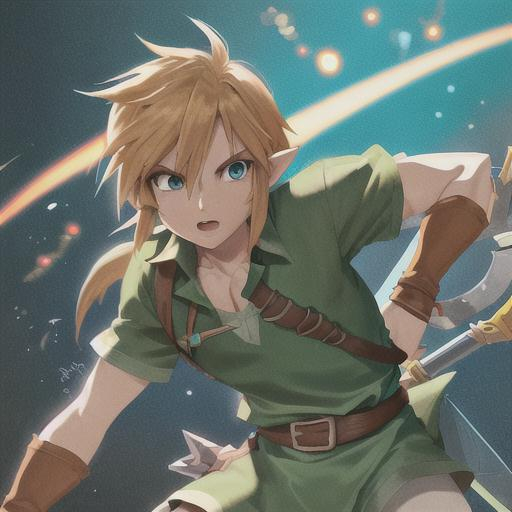 Link, blender rendered