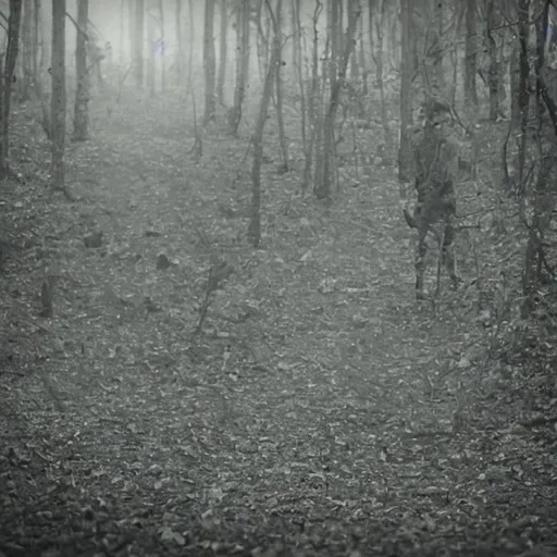 horror indecipherable sign