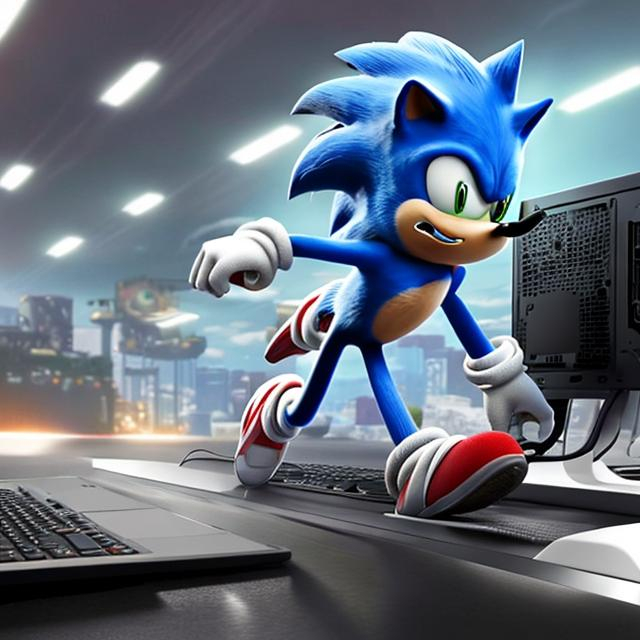 Sonic use computers with black screen