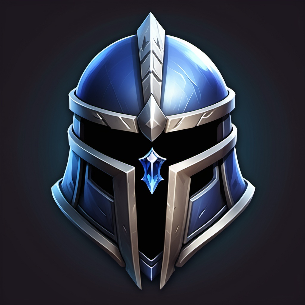 Default Icon of helmet facing forward for character...
